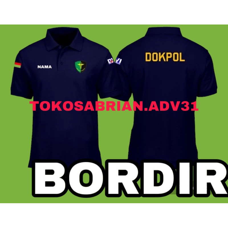 Jual KAOS DOKPOL BAJU KAOS DOKPOL SERAGAM DOKPOL | Shopee Indonesia