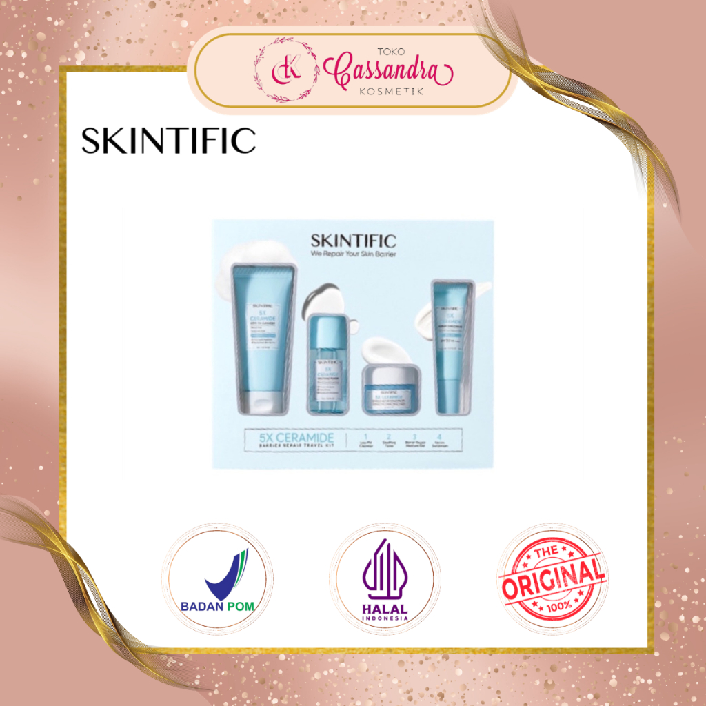 Jual SKINTIFIC 5X CERAMIDE TRAVEL KIT SKINCARE PAKET [BPOM] - MINI SIZE ...