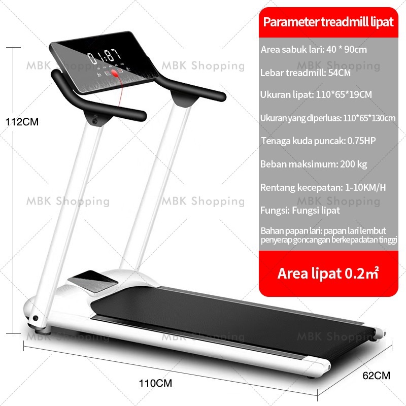 Jual Keep Going Max-Treadmill kecil rumah/treadmill penurun berat badan ...