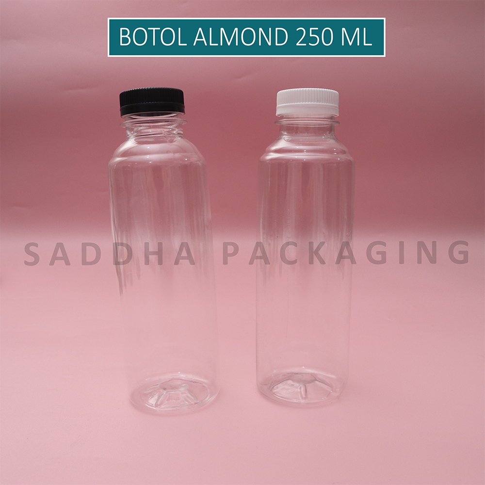 Jual Botol Almond 250 ml / Botol Jus / Botol Minuman / Botol Kopi 250ml ...