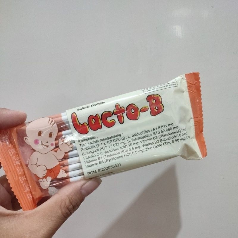 Jual LACTO-B Lacto B sachet probiotik prebiotik pencernaan anak ...
