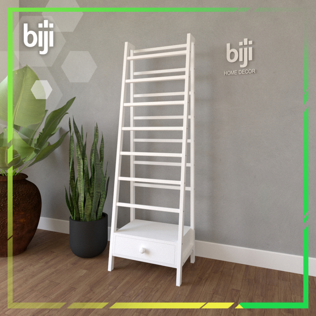 Jual BIJI | Rak Jilbab Minimalis Kayu | Gantungan Jilbab Estetik & Kuat ...