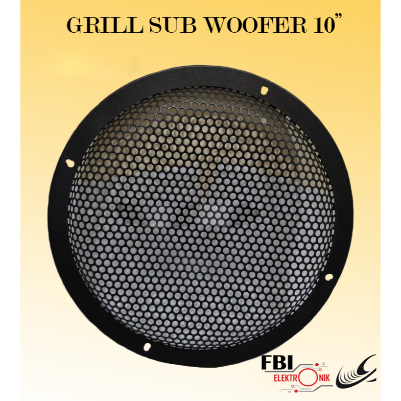 Jual Grill Besi Subwoofer 10 inch Gril Sub 10 in wofer Grill Speaker 10 ...