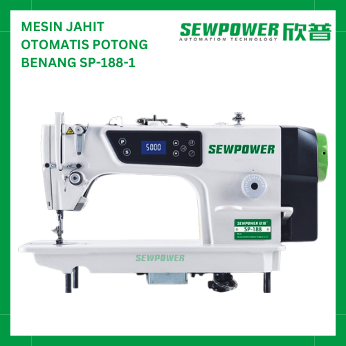 Jual MESIN JAHIT OTOMATIS POTONG BENANG SEWPOWER SP-188-1 | Shopee Indonesia