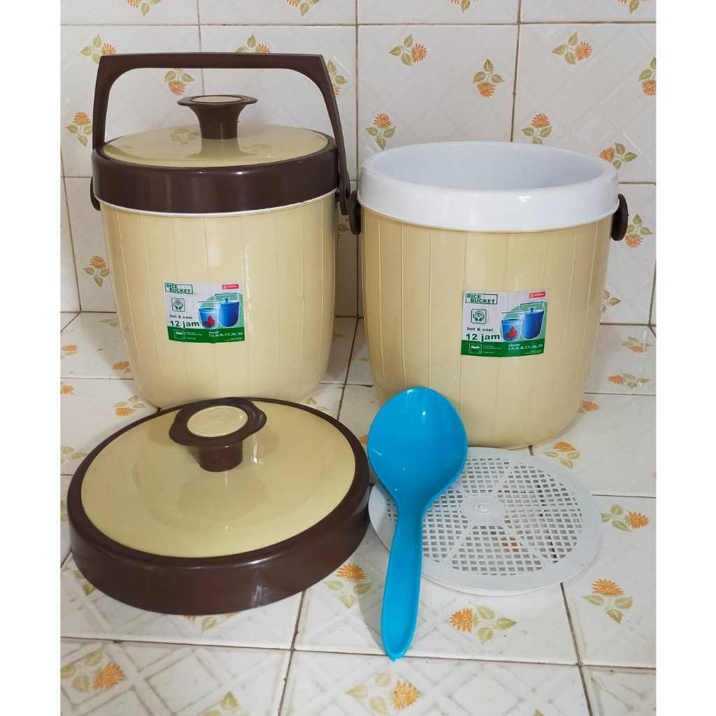Jual TERMOS NASI 6L COKLAT TEBAL NASIONAL- Tempat Nasi Mini / Termos ES ...