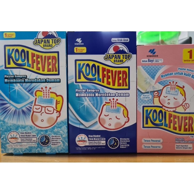 Jual ( 1 box ) KOOLFEVER BABY / ANAK / DEWASA || PLESTER KOMPRES ...