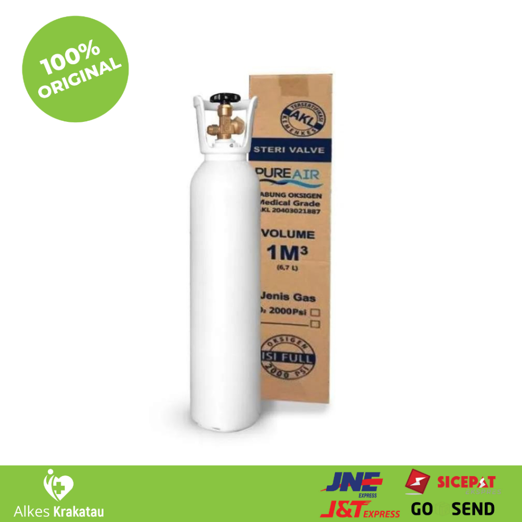 Jual Tabung Oksigen 1m3 PureAir / Tabung Oxygen 1 m3 Pure Air | Shopee Indonesia