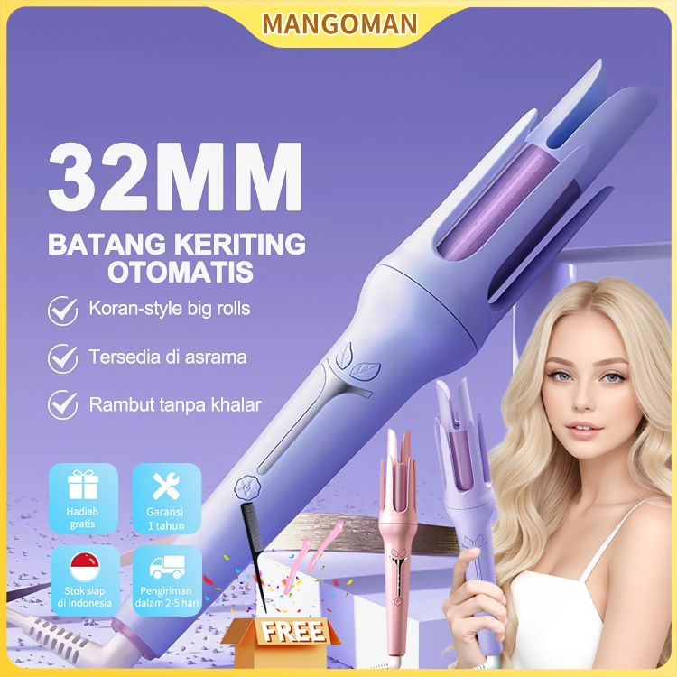 Jual Fast Shipping Catokan Rambut Curly Ceramics 32mm Catokan Curly ...