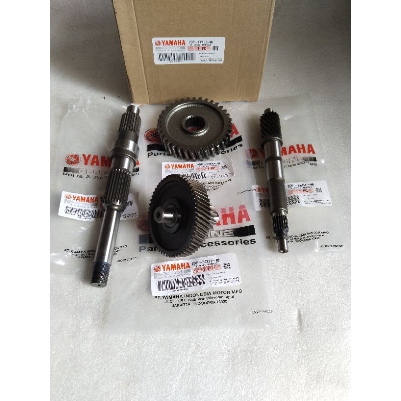 Jual GIGI RASIO SET KOMPLIT YAMAHA NMAX OLD NMAX ORI KODE 2DP | Shopee ...
