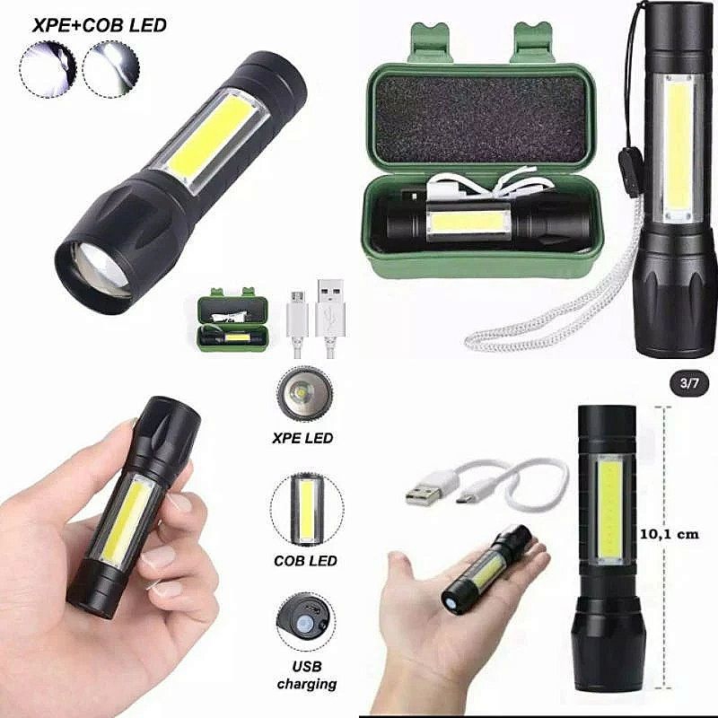 Jual Senter Led Swat Mini senter police original bisa zoom senter cas ...