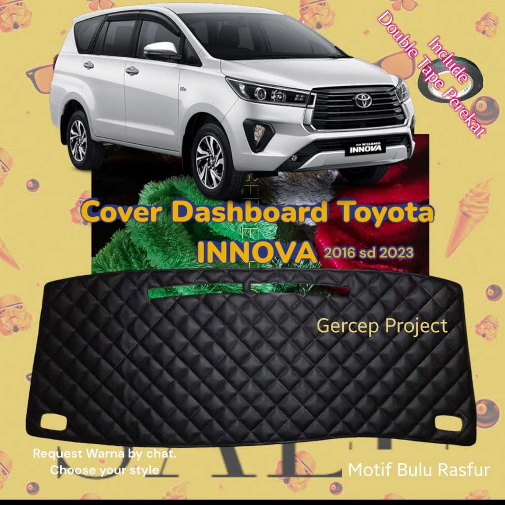 Jual Cover Alas Dashboard INNOVA Reborn Toyota Mobil Pelindung Dasbor ...