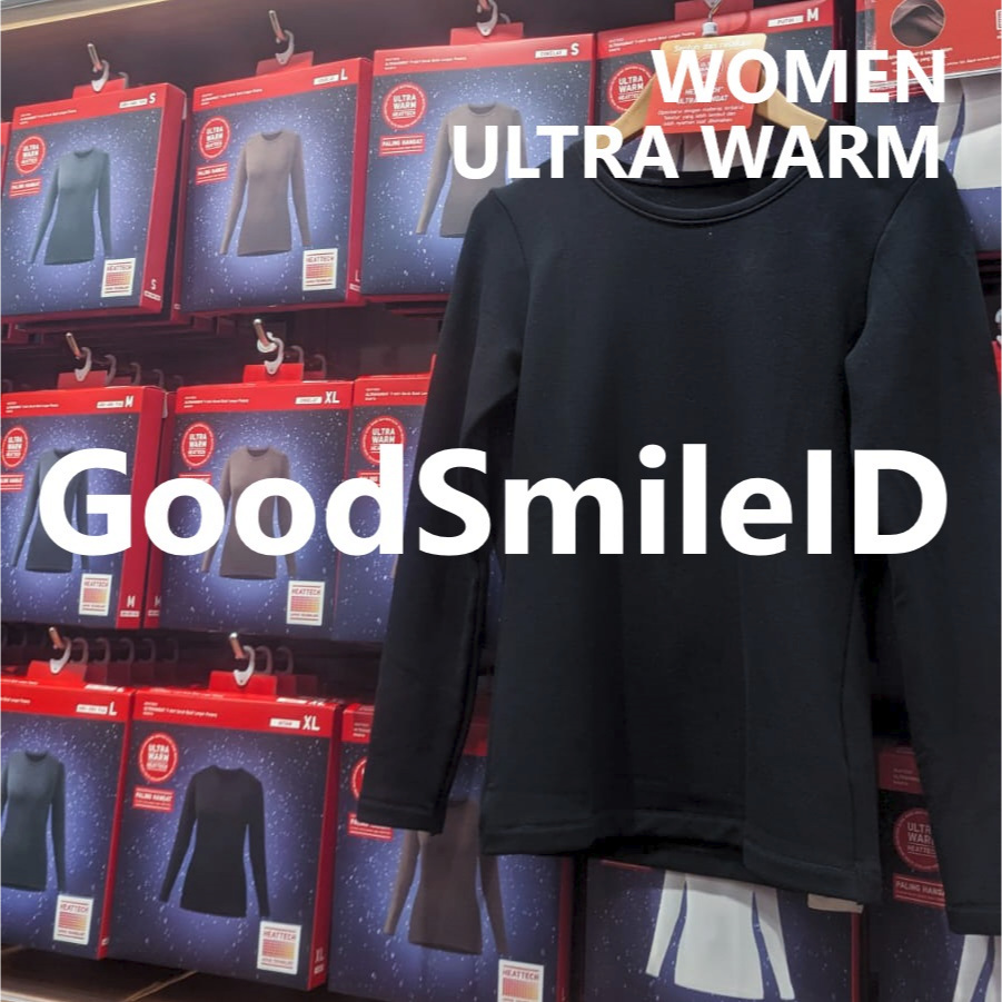 Jual SALE!! Women HEATTECH Ultra Warm Kaos Longjohn Wanita Crew Neck ...