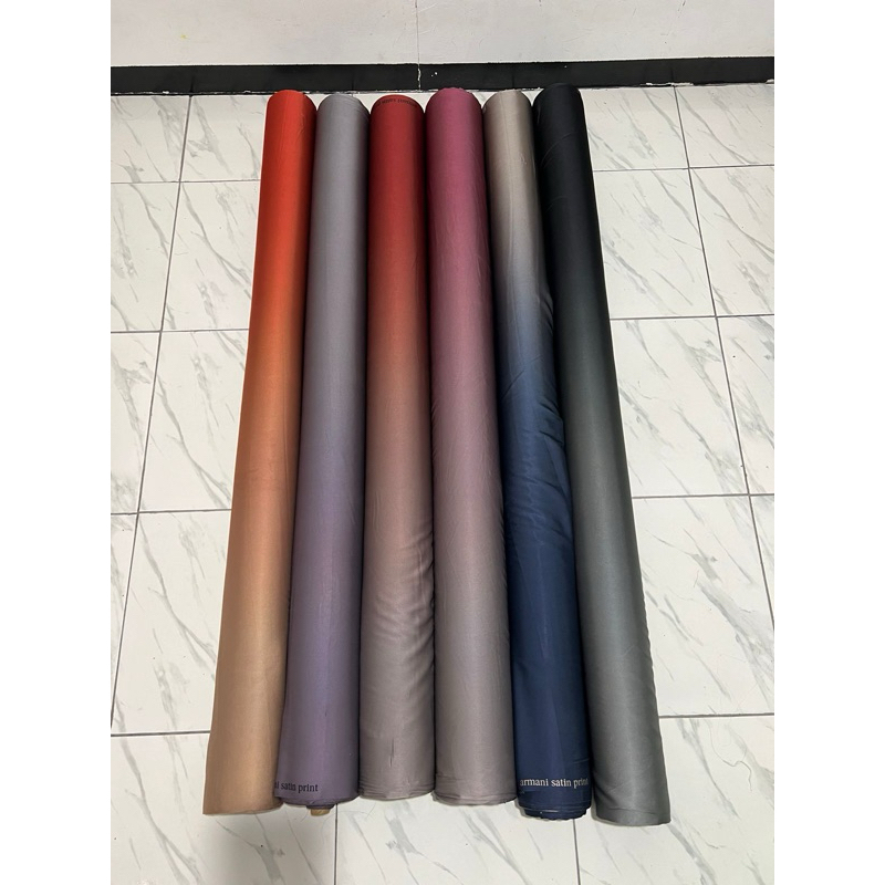 Jual bahan kain silk motif gradasi | kain bridesmaid |kain recomend ...