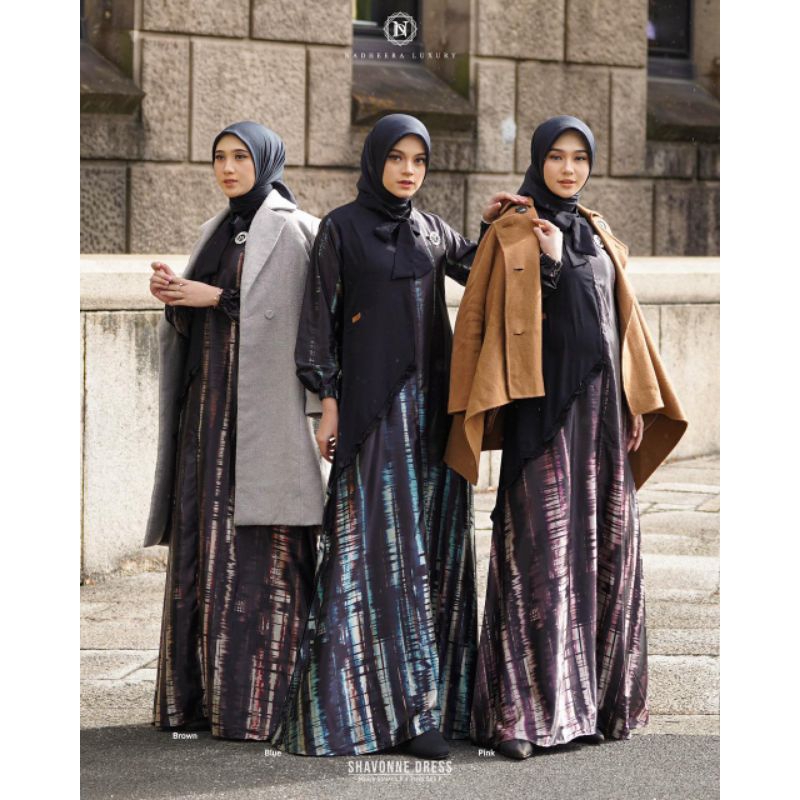 Jual SHAVONNE DRESS\\model simple elegan mewah\\outfit kondangan\\by ...