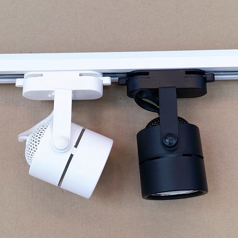 Jual Kap lampu sorot track rell rel spotlight mr16 tusuk putih hitam ...