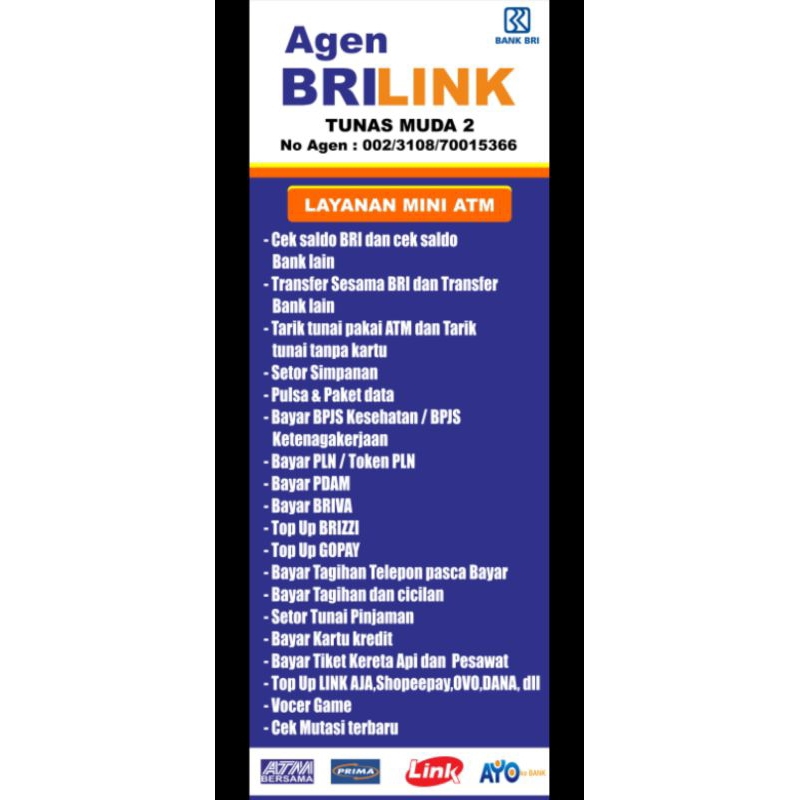 Jual Cetak spanduk BRI LINK Free desain | Shopee Indonesia