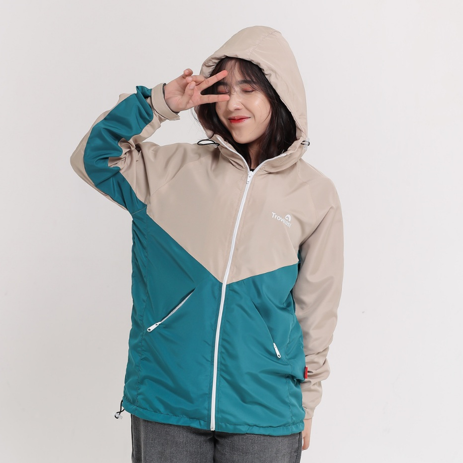 Jual Troveast Daily Jacket Parasut Windbreaker Austin Cream Tosca Series | Shopee Indonesia