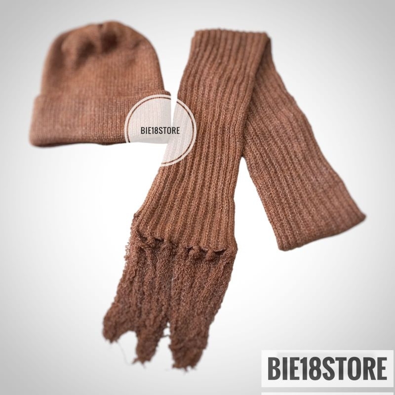 Jual PAKET KUPLUK DAN SYAL POLOS TEBAL | Shopee Indonesia