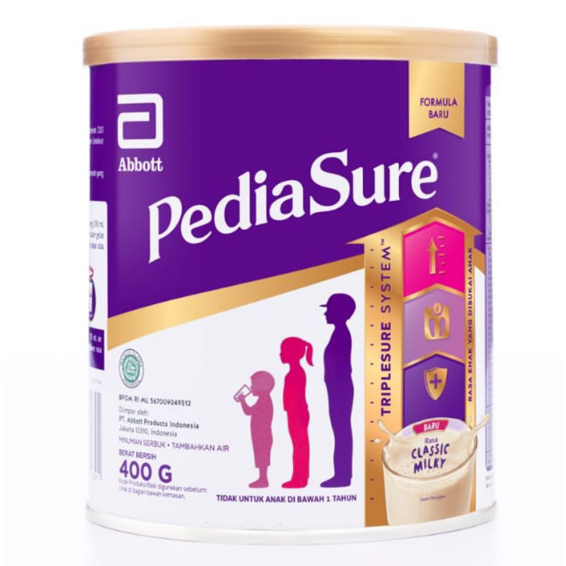 Jual PediaSure Triplesure Susu Formula Pertumbuhan Anak Classic Milky 400g | Shopee Indonesia