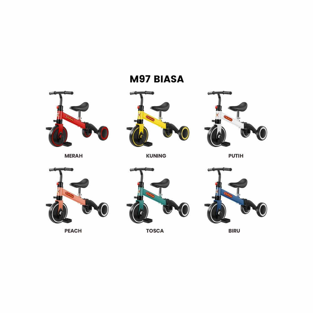 Jual Mainan Sepeda Anak Roda 3 Push Bike 2in1 Sepeda Keseimbangan Anak ...