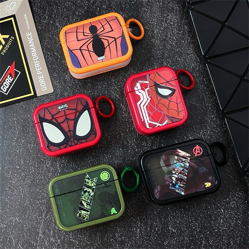 Jual CASE MARVEL AIRPODS 1/2/3 pro 2 spiderman hulk casing | Shopee ...