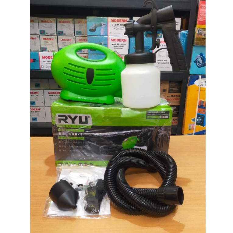 Jual RYU RSE800 / RSE800-1 Mesin Spray Gun Electric 800ml (Alat Semprot ...