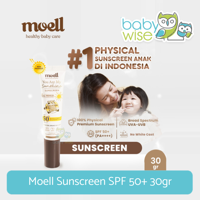 Jual Moell Sunscreen SPF 50+ - Sunscreen Anak & Bayi | Shopee Indonesia