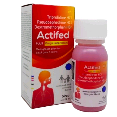Jual Actifed DM Syrup 60 ml (Merah) | Shopee Indonesia