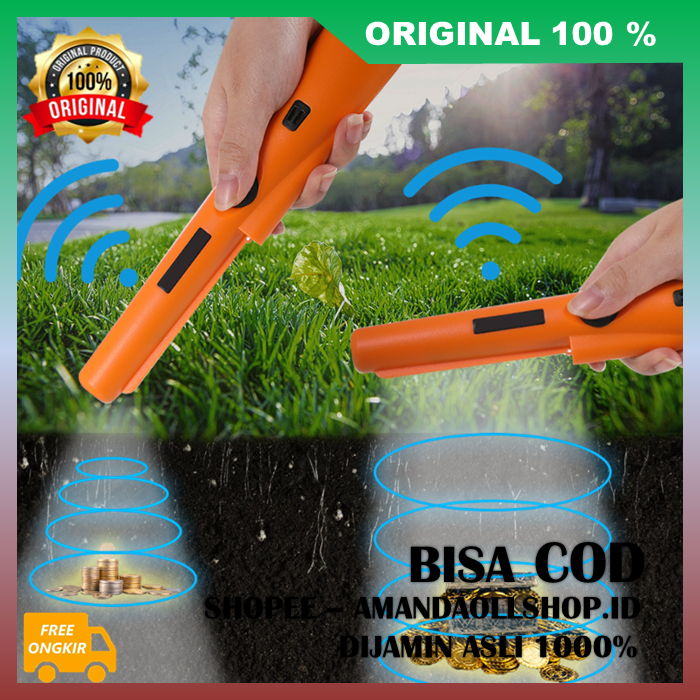 Jual Mini Gold Detector Gp Pointer Alat Pendeteksi Logam Detektor S ...
