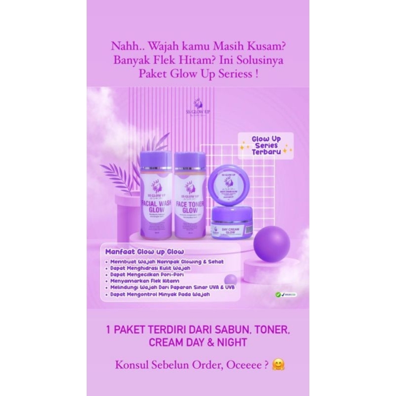 Jual SS GLOW UP ( GLOW UP SERIES) | Shopee Indonesia