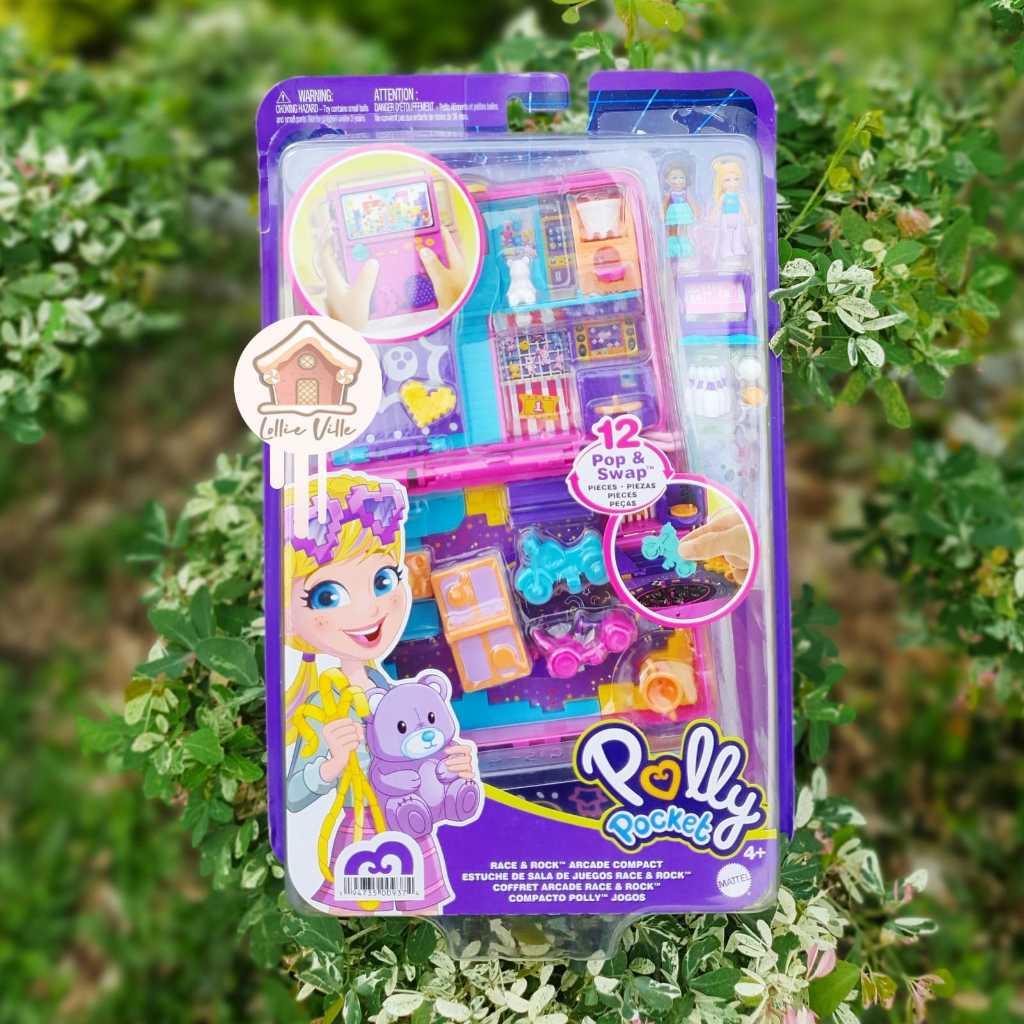 Jual Polly Pocket Race & Rock Arcade Compact | Shopee Indonesia
