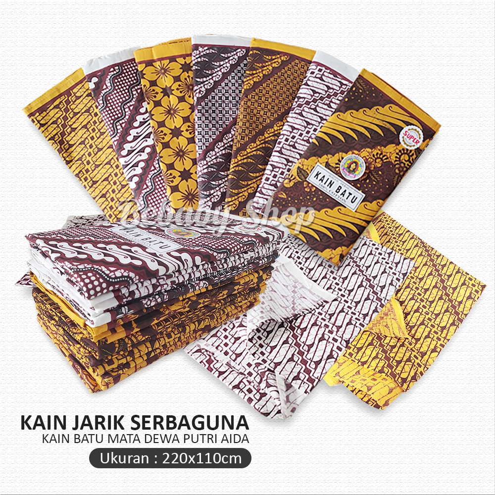 Jual Kain Panjang Jarik Batik Serbaguna Kain Batu Katun Putri Aida 220x110cm | Shopee Indonesia