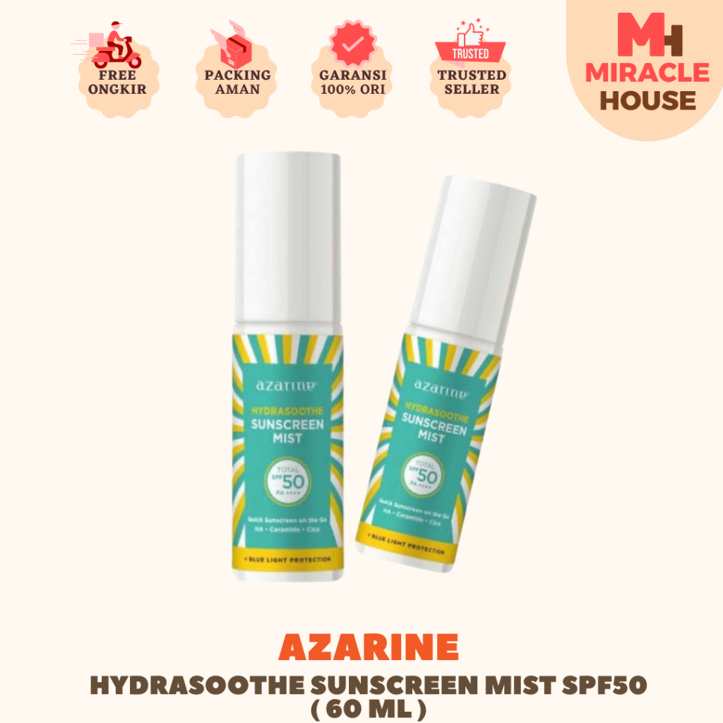 Jual Miracle House Azarine Sunscreen Acne Moisturiser SPF35 40ml azarin ...