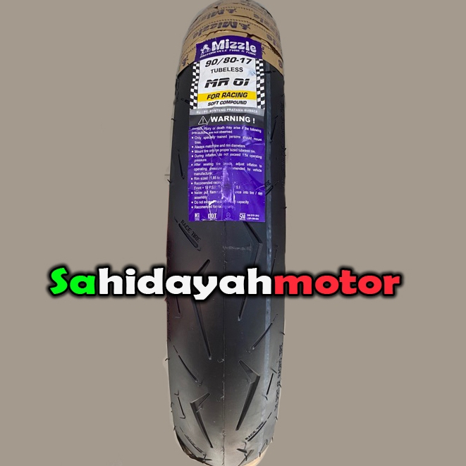 Jual BAN DONAT MIZZLE MR01 MR-01 90/80 RING 17 BAN MATIC TUBELESS ...