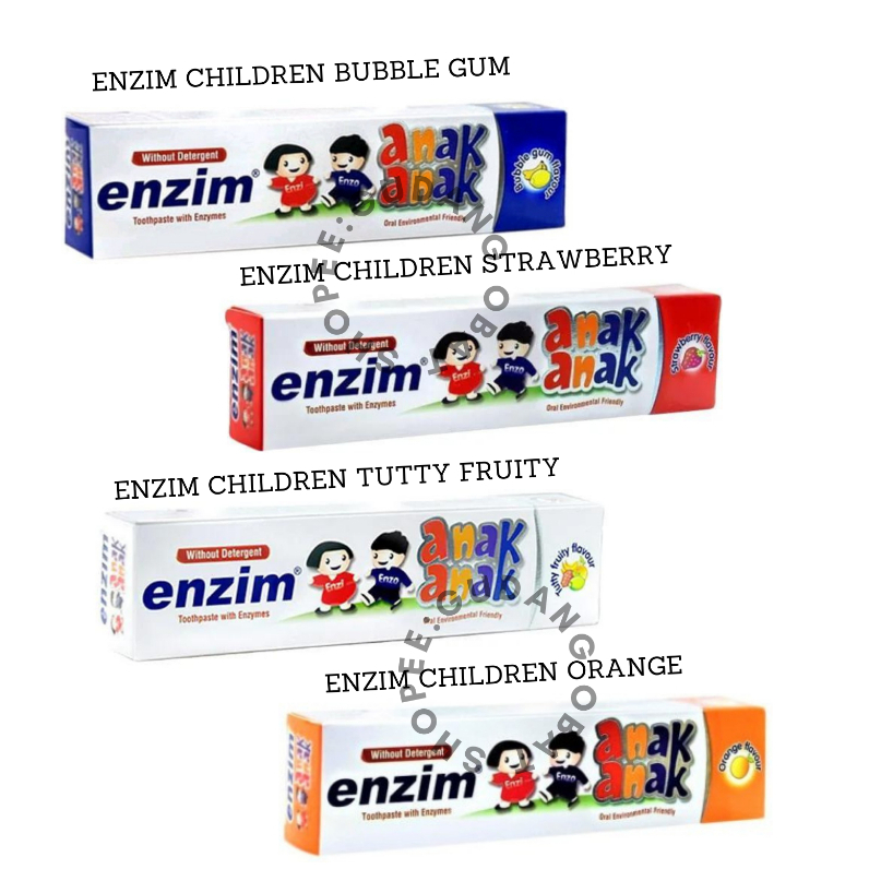 Jual Enzim Children 63 Gr - Pasta Gigi Anak, Odol Anak | Shopee Indonesia
