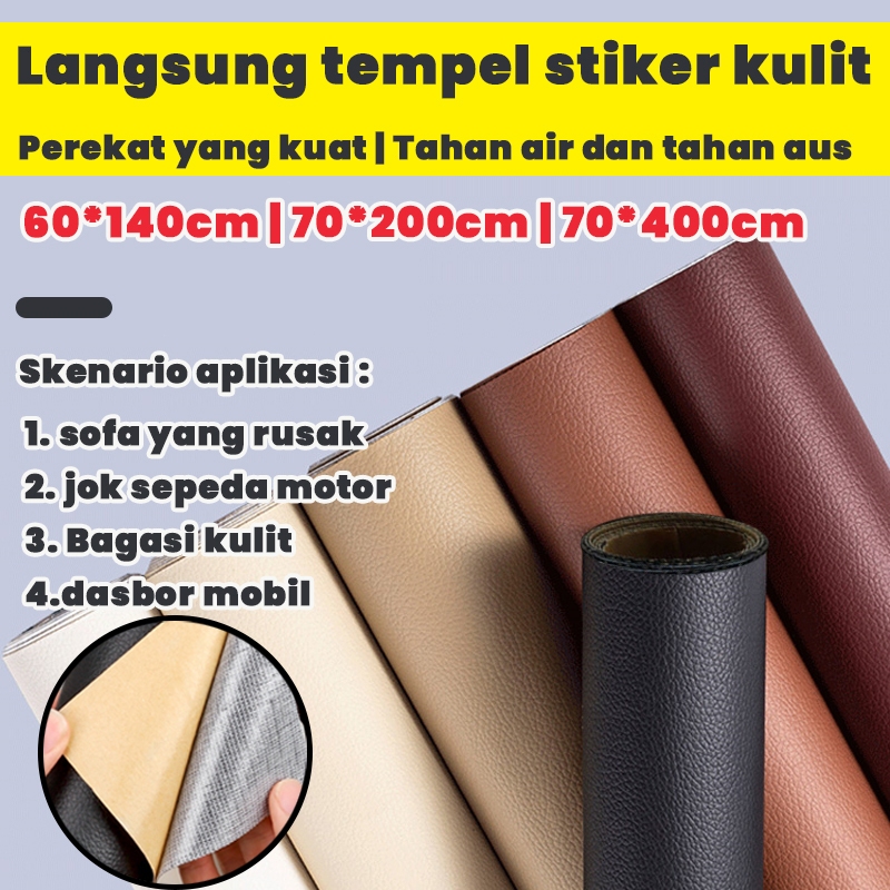 Jual Hitam Sofa Perabot Kulit Perbaikan Diri Perekat PU Kulit Patch ...