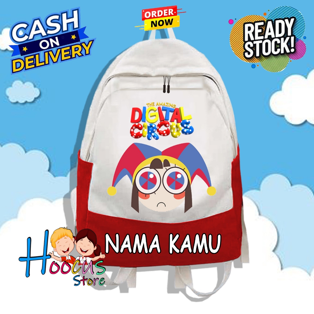 Jual Tas Anak The Amazing Digital Circus / Tas Anak TK/Paud Kartun ...