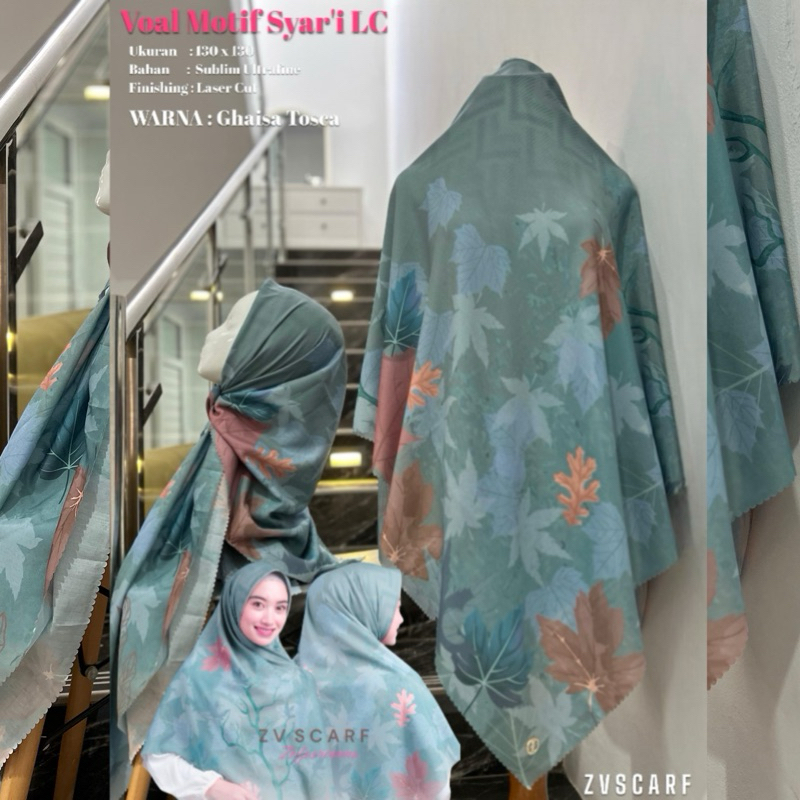 Jual VOAL SUBLIM PREMIUM ULTRAFINE - Kerudung Segi Empat Voal Motif ...