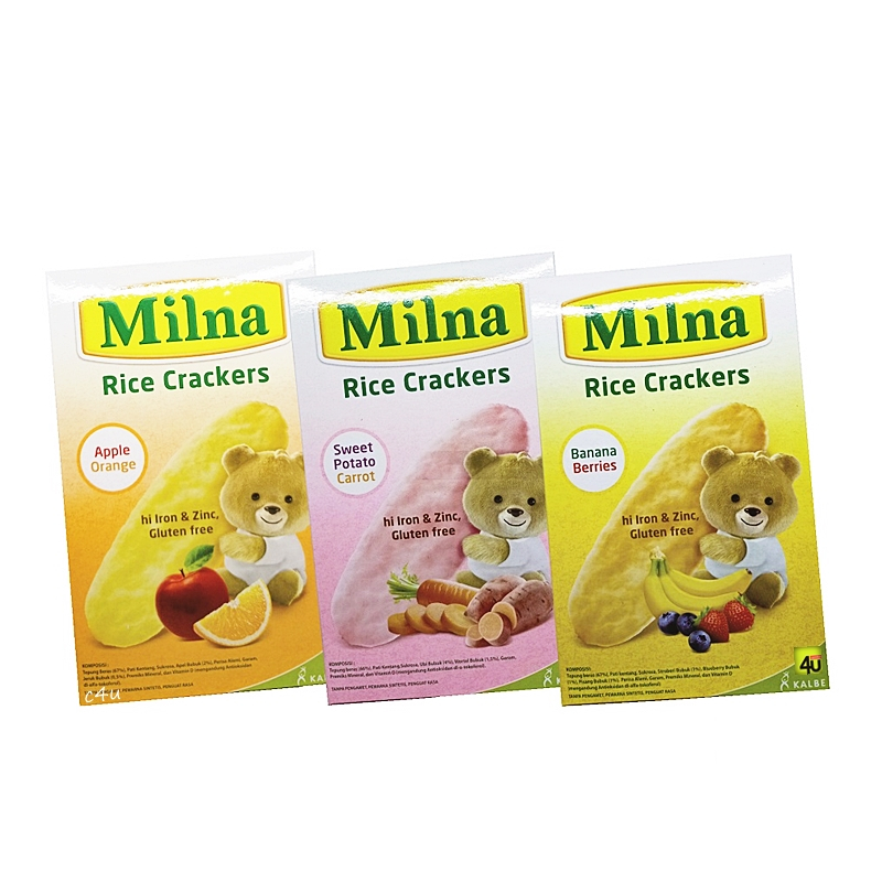 Jual Milna - Rice Crackers - 20 gr BOX | Shopee Indonesia