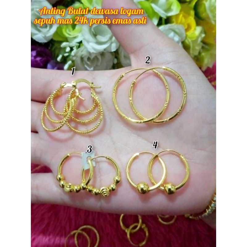 Jual anting anting bulat koin91 | Shopee Indonesia