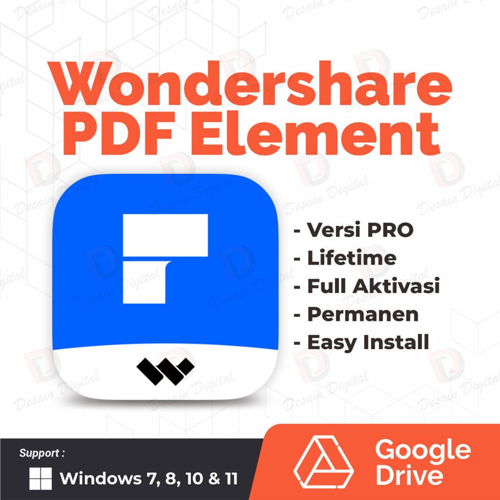 Jual Wondershare PDF Element 9 Full Version Lifetime | Easy PDF ...