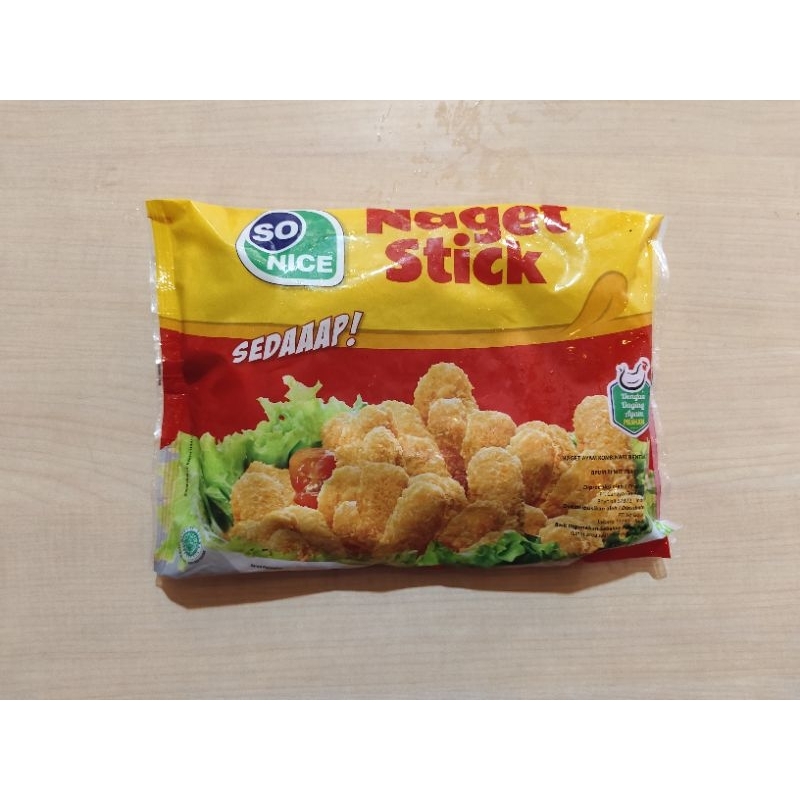 Jual SO NICE Naget Stick 500g / Naget ayam bentuk stick | Shopee Indonesia