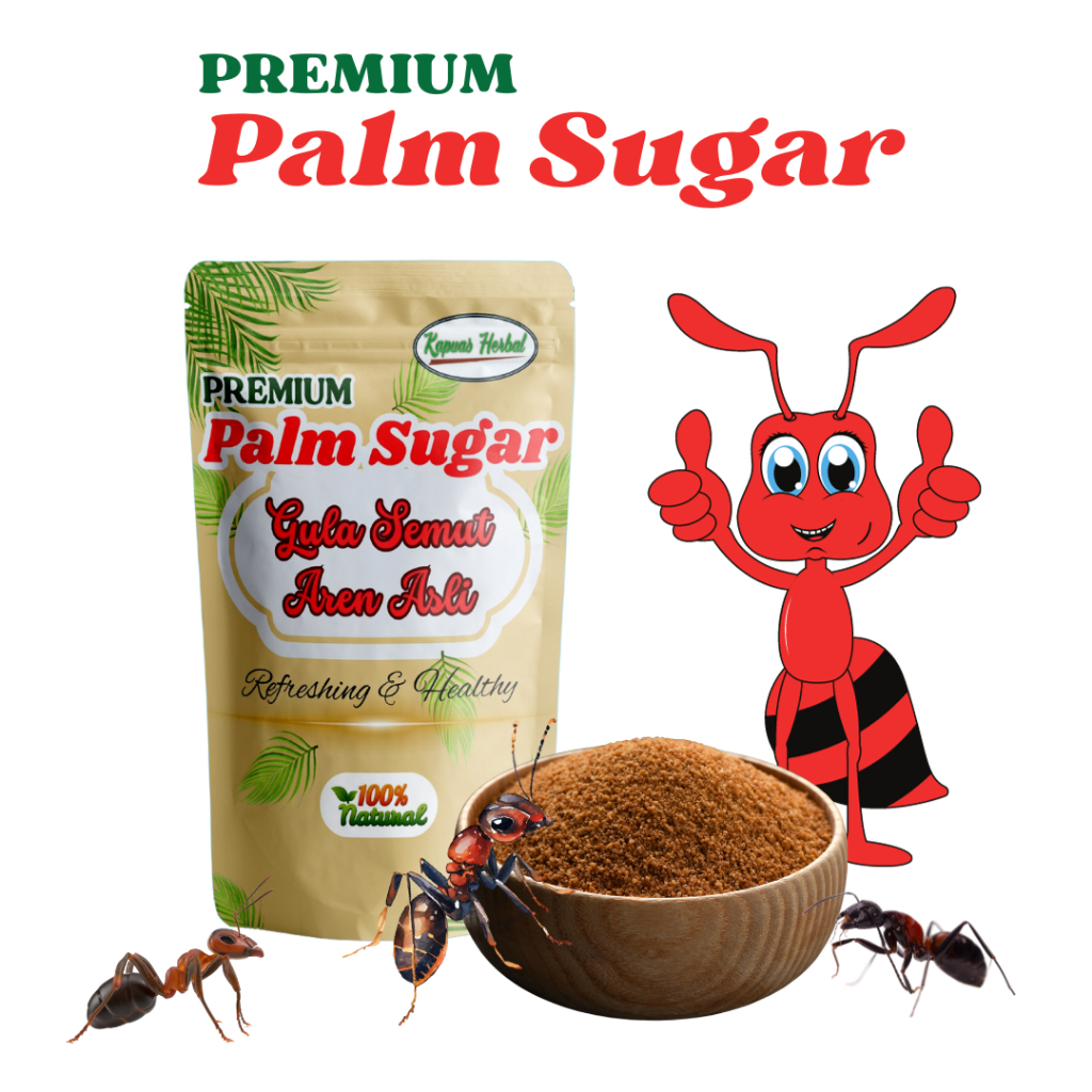 Jual Gula Semut Aren Asli Gula Aren Cair Bubuk Sachet Palm Sugar ...