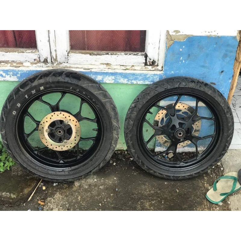 Jual Velg Mt 15 depan belakang original | Shopee Indonesia