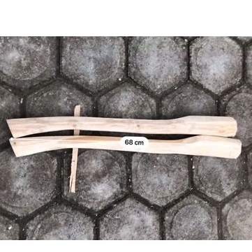 Jual Doran Pacul/ cangkul Kayu Jati I Gagang Pacul/ cangkul I Pegangan ...