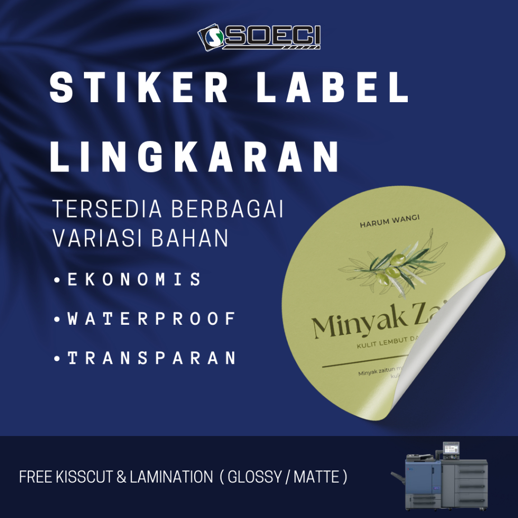 Jual STIKER LABEL LINGKARAN / STIKER MAKANAN / STIKER MINUMAN / STIKER ...
