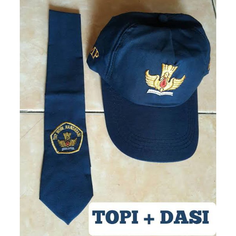 Jual topi SMP polos putih +dasi SMP(paket hemat) | Shopee Indonesia