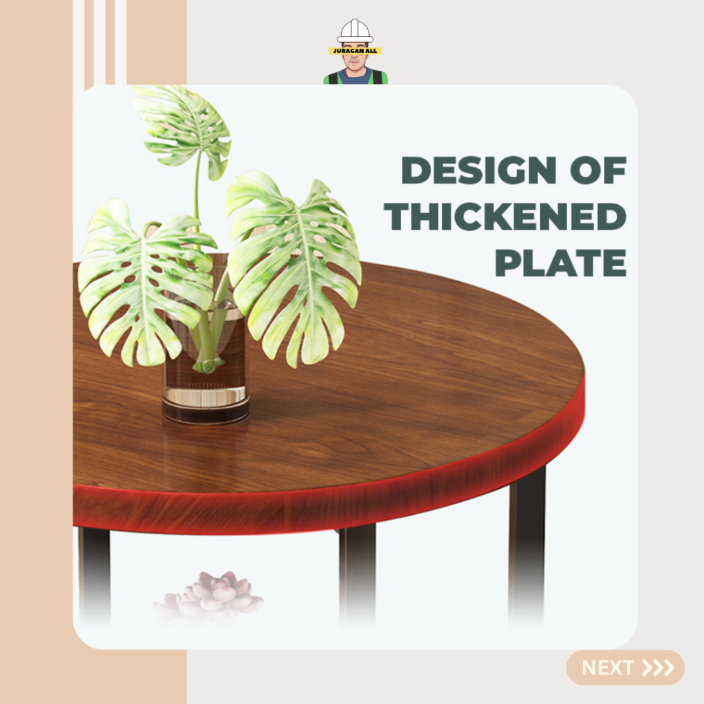 Jual MEJA ROUND TABLE/MEJA RUANG TAMU/MEJA BULAT/COFFE TABLE MINIMALIS ...