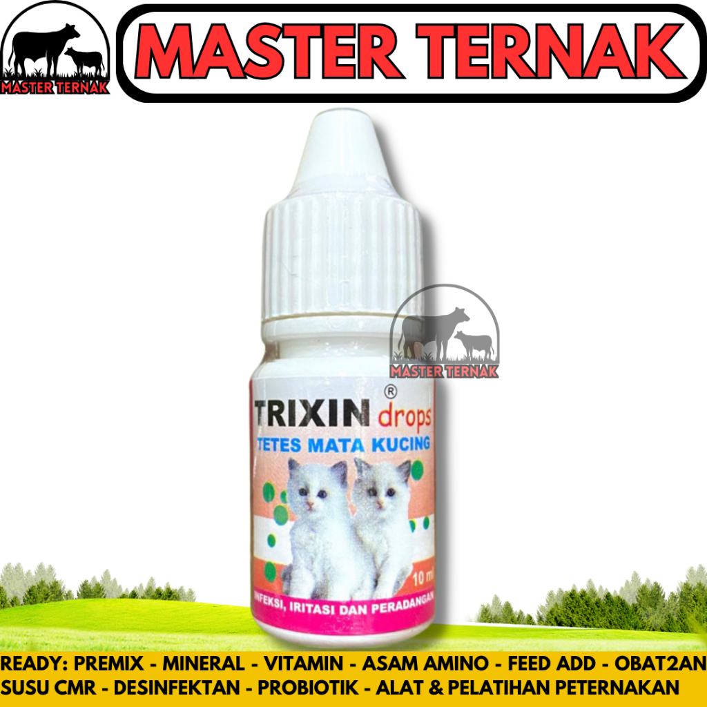 Jual TRIXIN DROPS 10ML - Obat Tetes Mata Kucing dan Obat Tetes Hidung ...