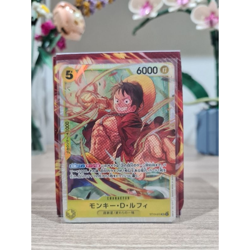 Jual Monkey D. Luffy ST13-015 SR Holo - ONE PIECE CARD GAME ST-13 ...